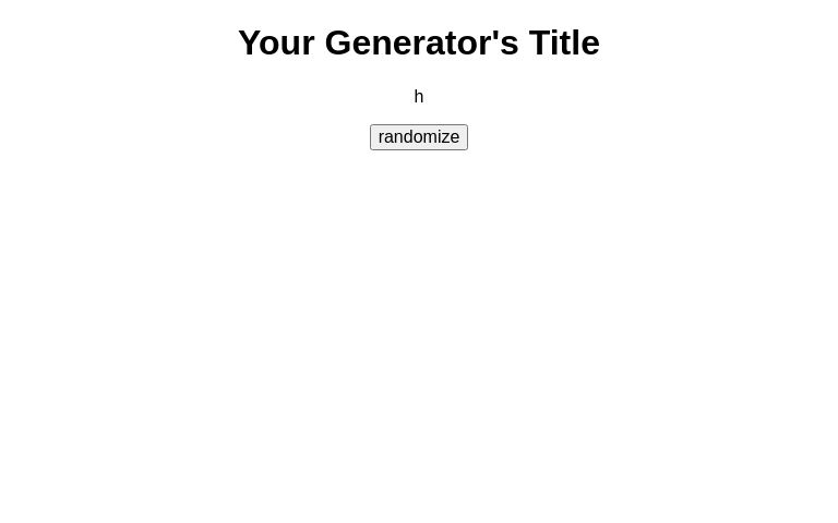 Awawa ― Perchance Generator