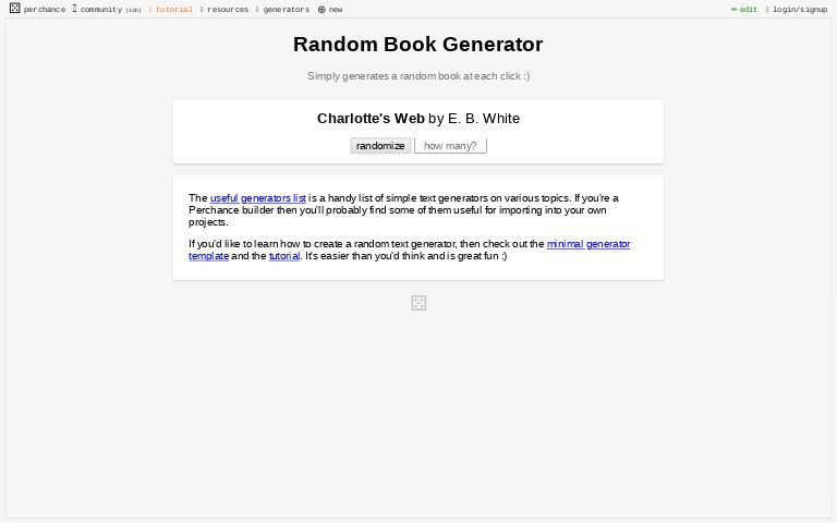 Random Book Generator