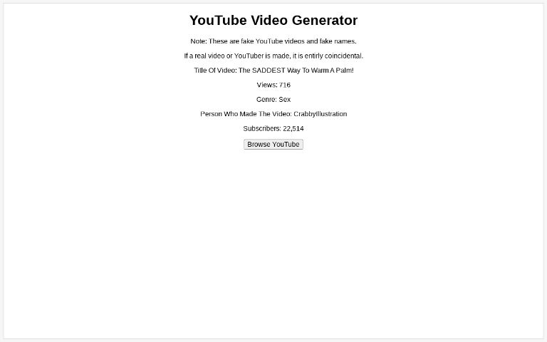 YouTube Video Generator
