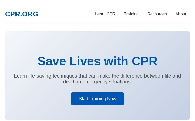 Save Lives with CPR ― Perchance Generator