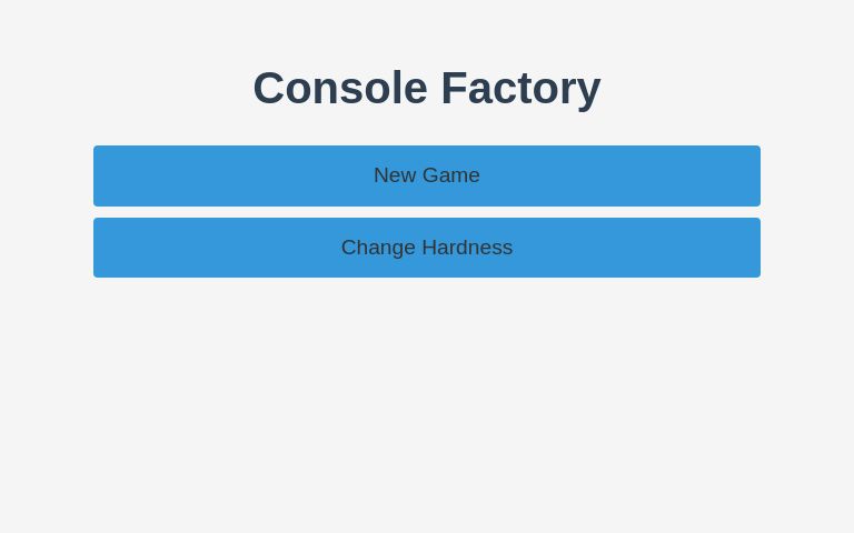 Console Factory ― Perchance Generator
