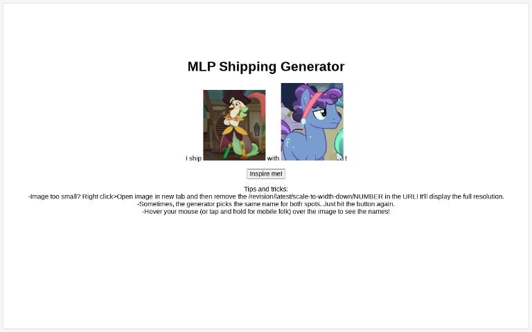 MLP Shipping Generator