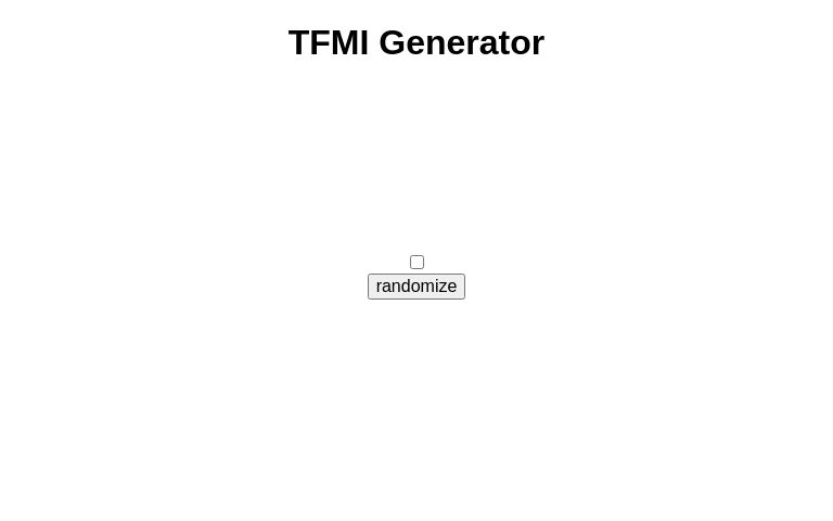 TFMI Generator