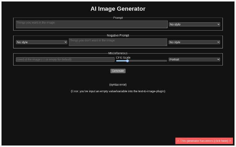 AI Image Generator