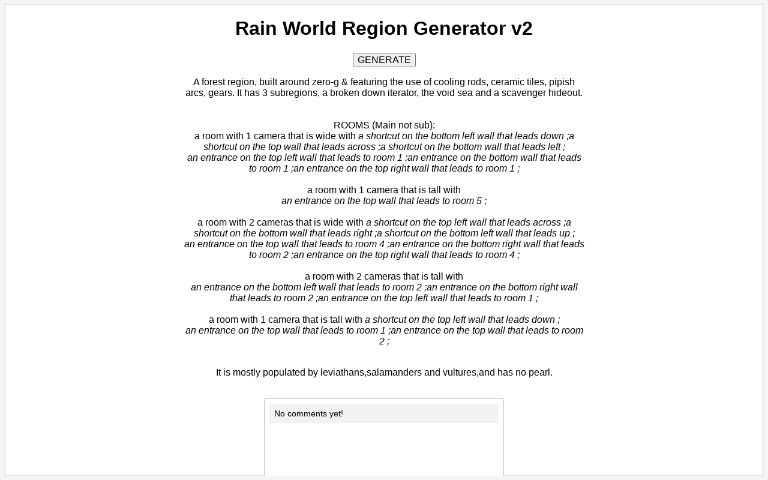 Rain World Region Generator v2