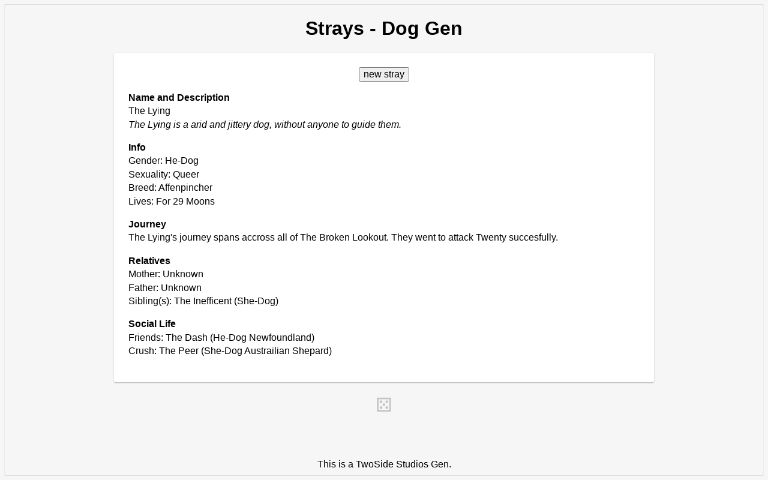Strays - Dog Gen