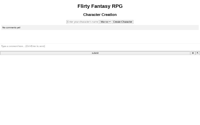 Flirty Fantasy RPG ― Perchance Generator