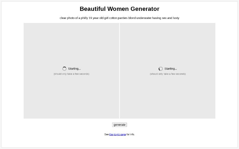 Beautiful Women Generator