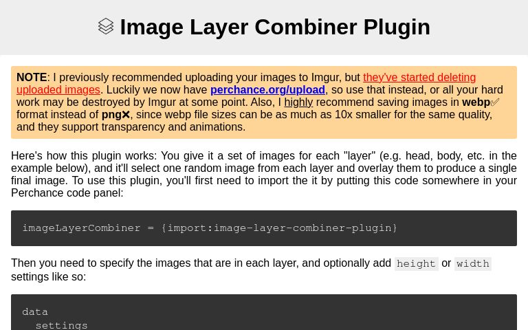 Image Layer Combiner Plugin