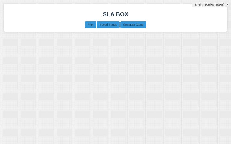 SLA BOX ― Perchance Generator