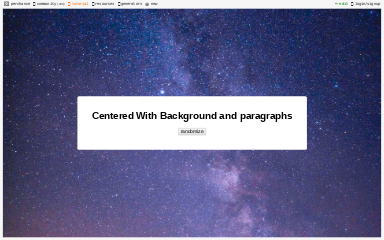 Centered With Background and paragraphs ― Perchance Generator