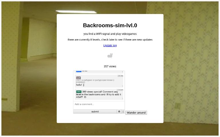 Backrooms-sim-lvl.0 ― Perchance Generator