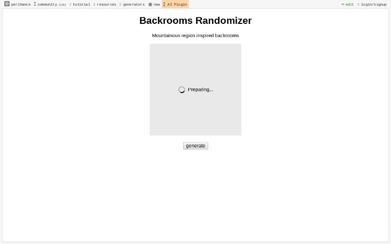 Backrooms Randomizer ― Perchance Generator