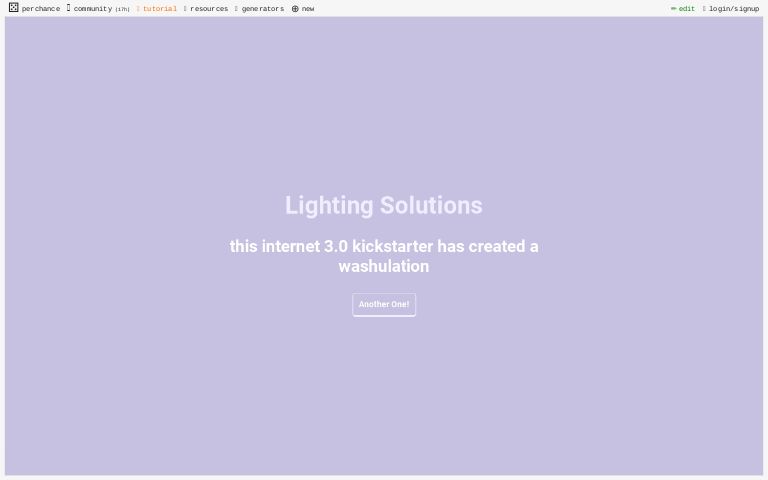 Peter Solutions ― Perchance Generator