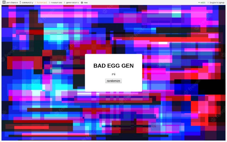 BAD EGG GEN