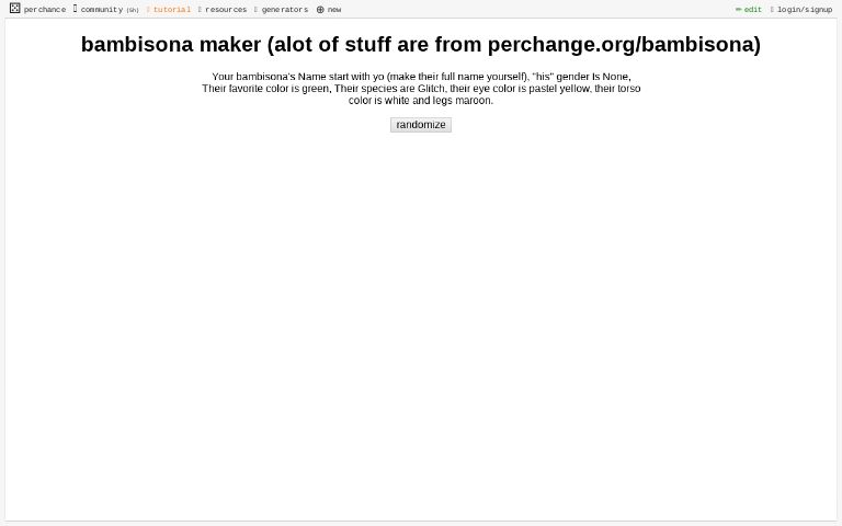bambisona maker (alot of stuff are from perchange.org/bambisona ...