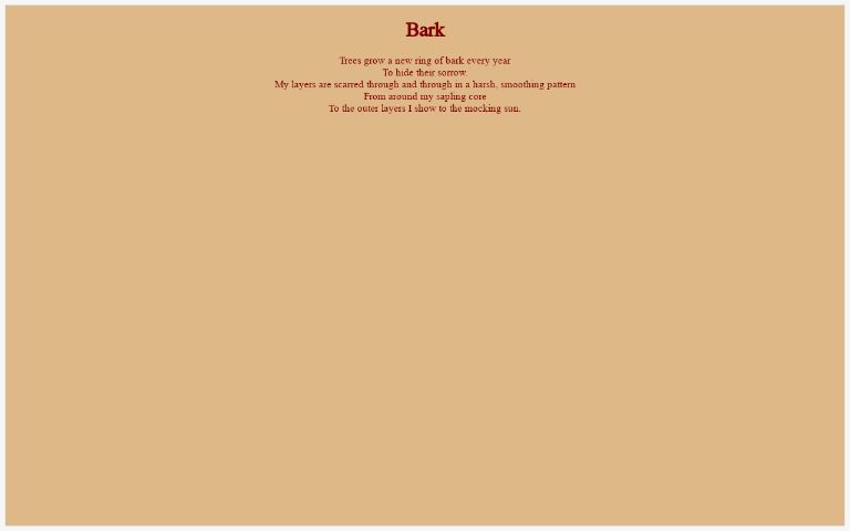 Bark ― Perchance Generator