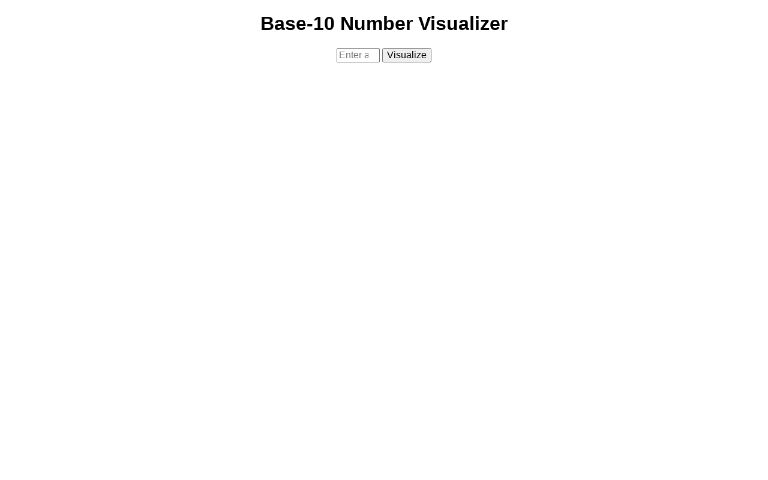 Base-10 Number Visualizer ― Perchance Generator