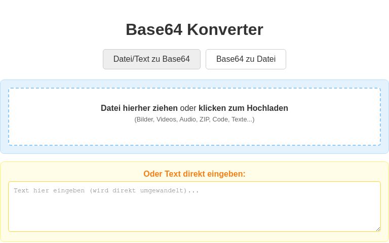 Base64 Konverter ― Perchance Generator