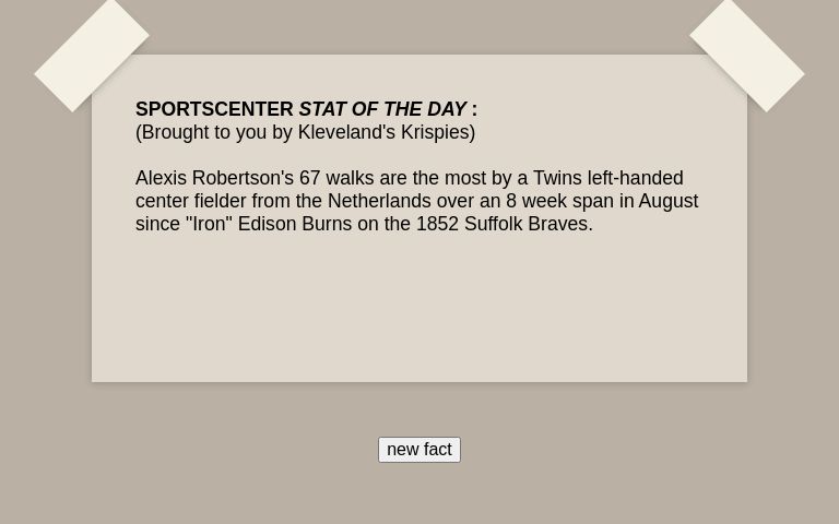 Fake Baseball Stats ― Perchance Generator