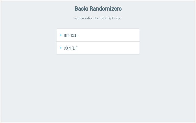 Basic Randomizers ― Perchance Generator