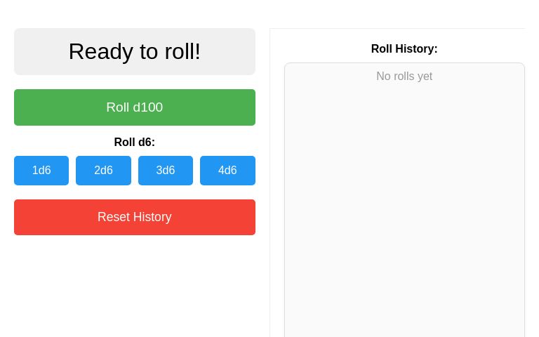 Battle Die Roller ― Perchance Generator