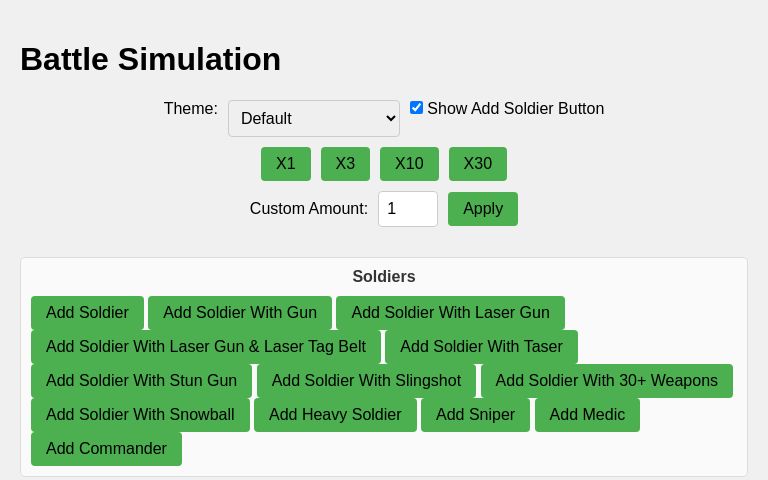 Battle Simulation ― Perchance Generator