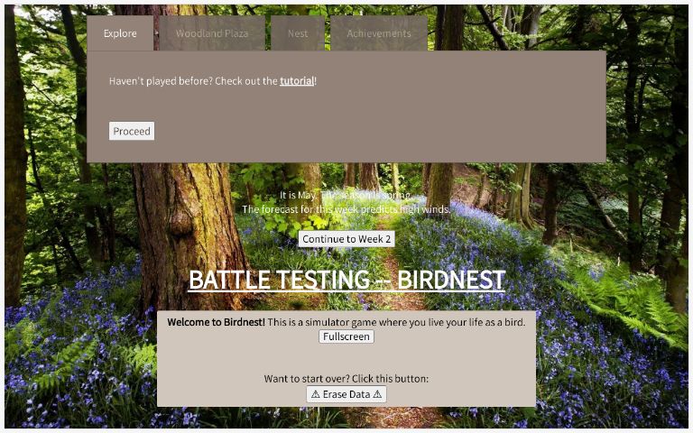 BATTLE TESTING -- BIRDNEST ― Perchance Generator