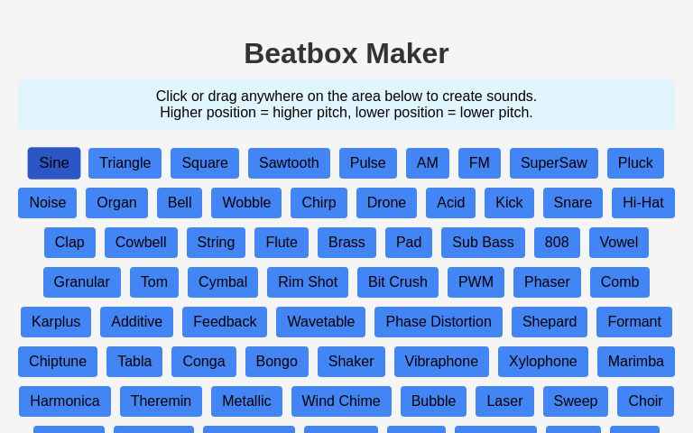 Beatbox Maker ― Perchance Generator