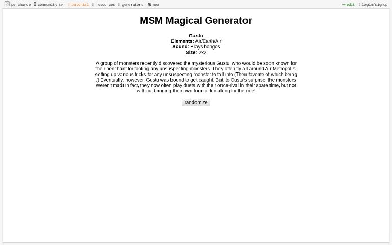 MSM Magical Generator