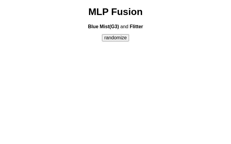 MLP Fusion ― Perchance Generator