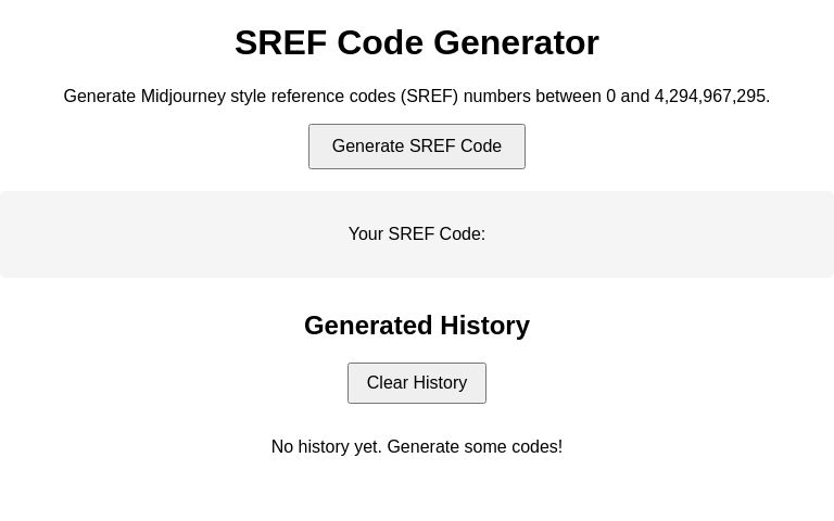 SREF Code Generator