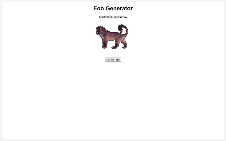 Foo Generator