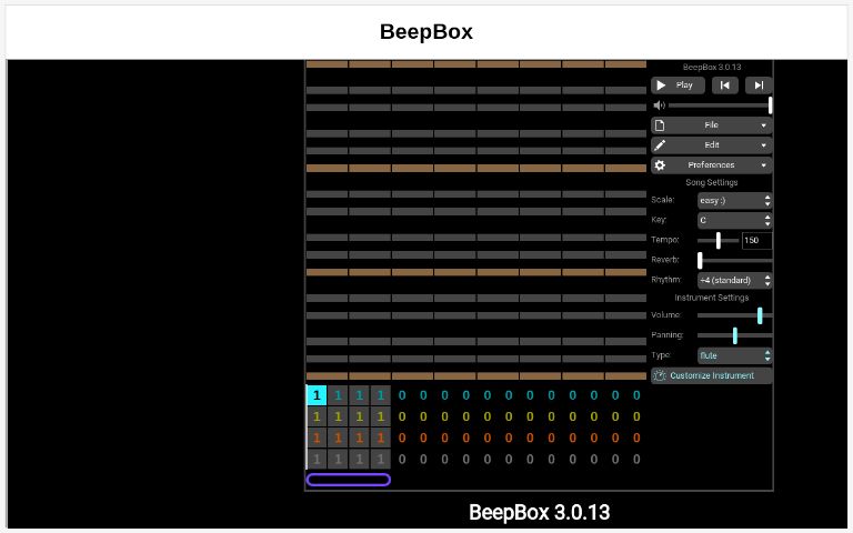 BeepBox ― Perchance Generator