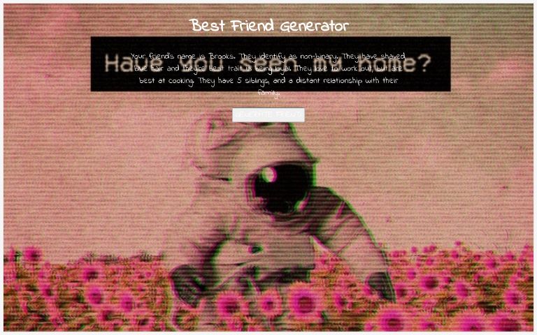 Best Friend Generator