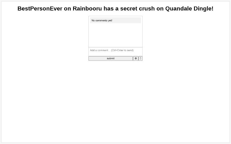 BestPersonEver on Rainbooru has a secret crush on Quandale Dingle ...