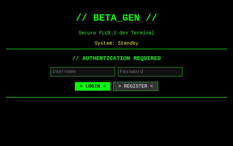 // BETA_GEN // ― Perchance Generator