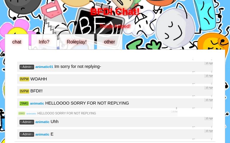 BFDI Chat!