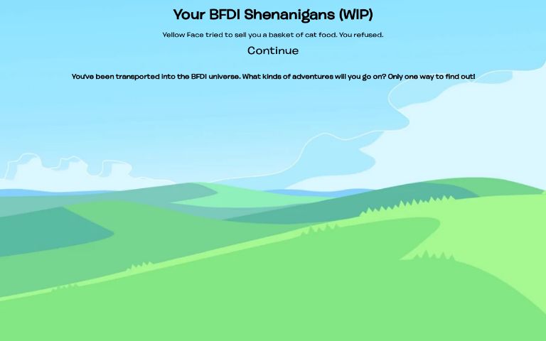 Your BFDI Shenanigans (WIP) ― Perchance Generator