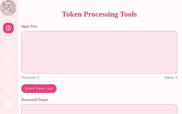 Token Processing Tools ― Perchance Generator