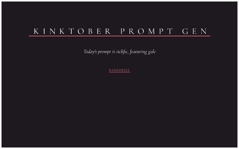 bg3 kinktober generator
