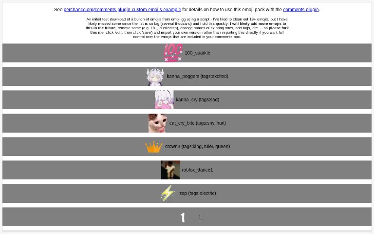 Big Emoji Pack ― Perchance Generator