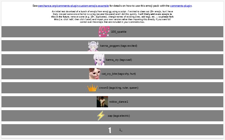 Big Emoji Pack ― Perchance Generator