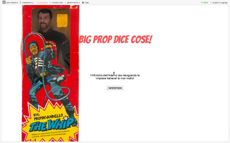 Bigpropagandello ― Perchance Generator