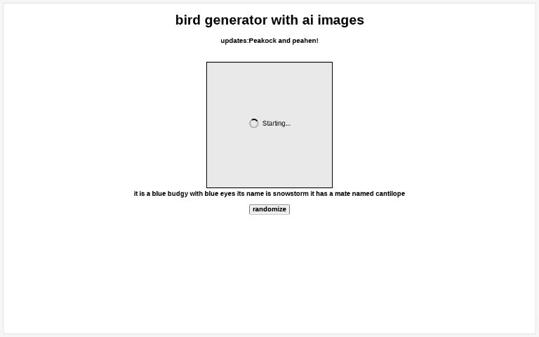 bird generator with ai images