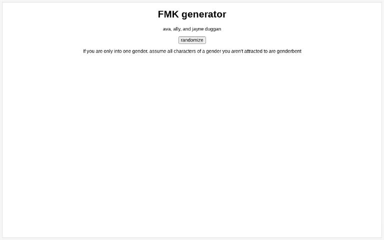 FMK generator