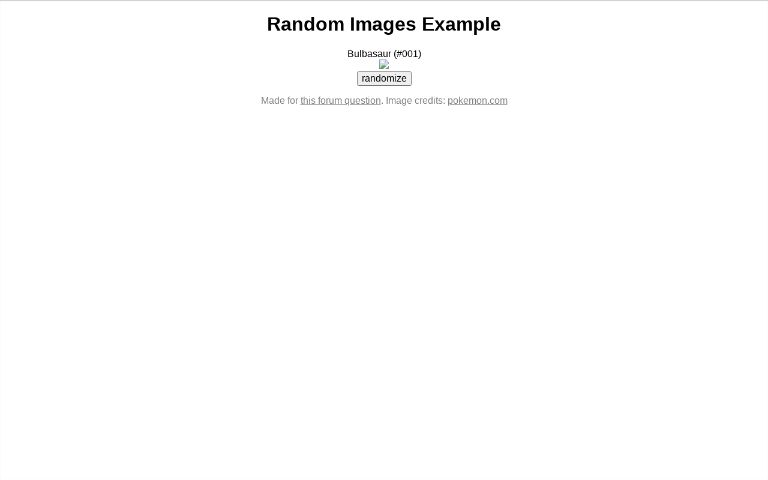 Random Images Example ― Perchance Generator