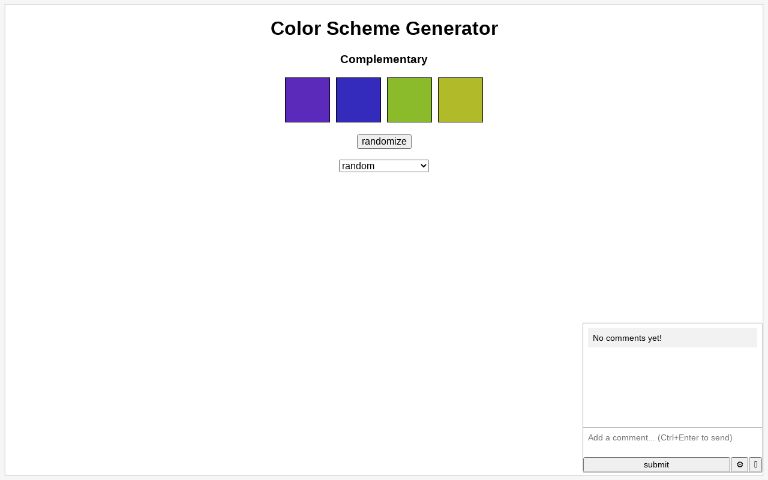 Color Scheme Generator