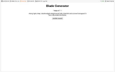 Blade Generator