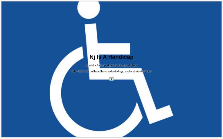 Nj Is A Handicap ― Perchance Generator